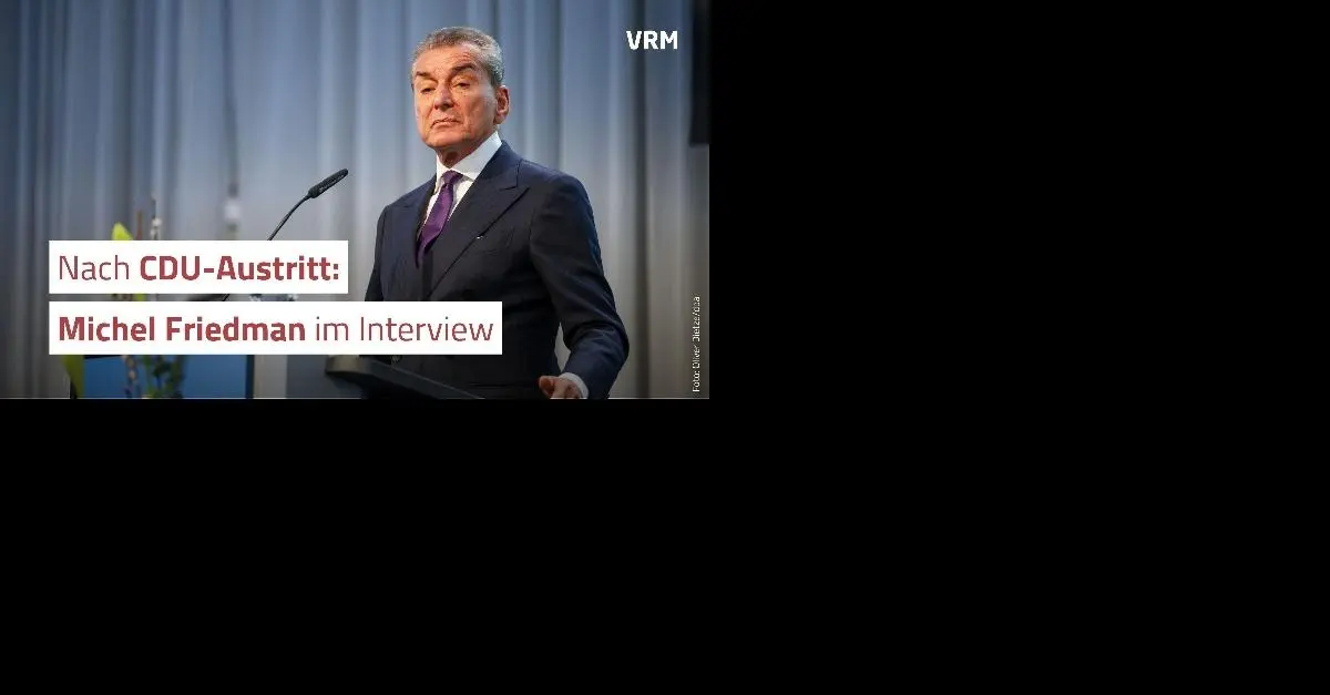 Nach CDU-Austritt: Michel Friedman im Interview