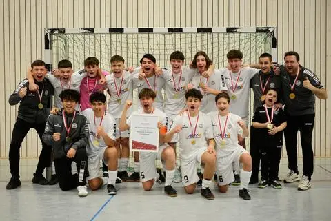 B-Junioren von Germania Wiesbaden Futsal-Hessenmeister