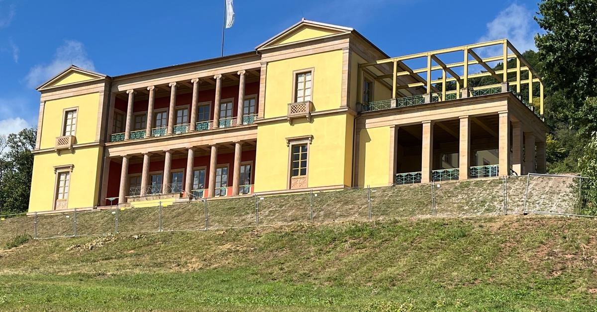 Schloss Ludwigshöhe: Pfälzer Schmuckstück in neuem Glanz