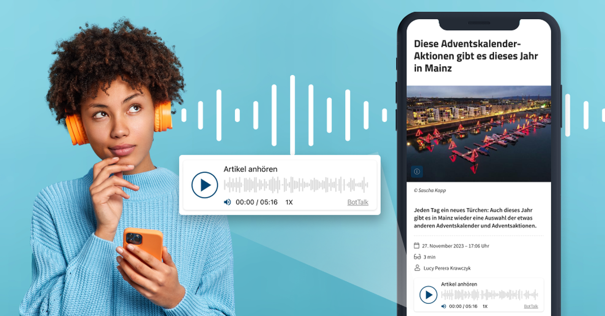 Die News-App stellt sich vor: Neue Vorlesefunktion
